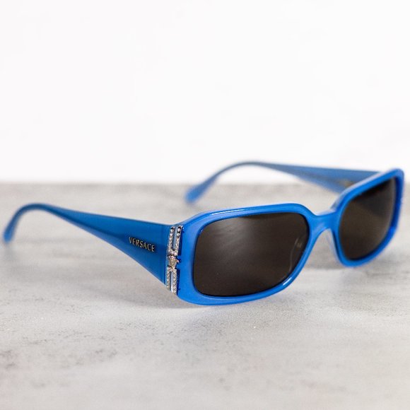 Versace | Accessories | Versace Light Blue Sunglasses | Poshmark